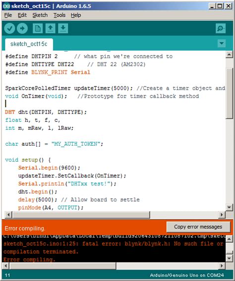 Temperature Humidity Soil Moisture Monitoring With Particle DHT And Blynk Projects Made