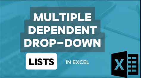 How To Create Multiple Drop Down Lists In Excel Haruna Abubakar
