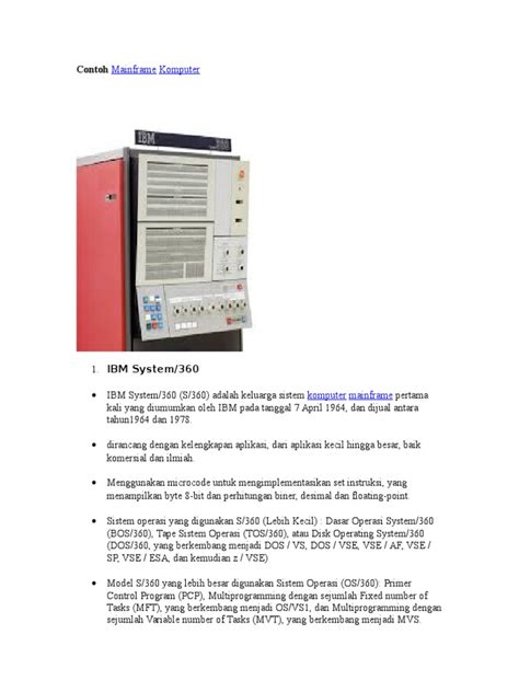 Pdf Contoh Mainframe Komputer Sofi Dokumen Tips