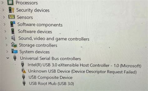 Unknown Usb Device Device Descriptor Request Failed Windows 10 Forums