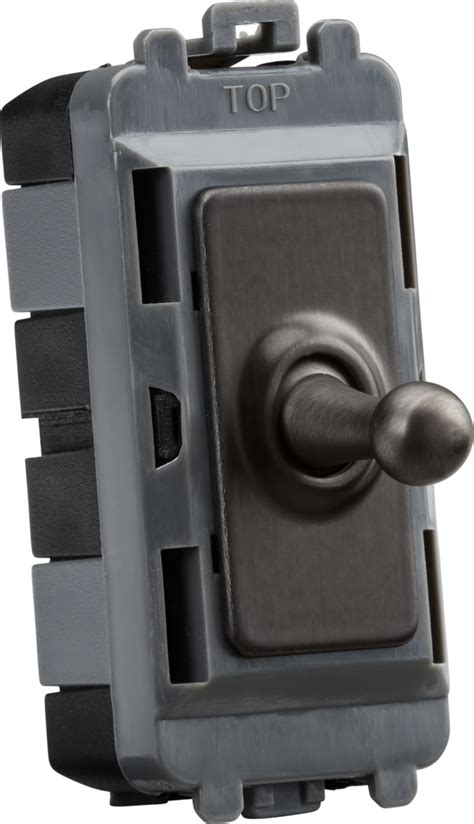 AX G DP Toggle Switch Smoked Bronze Vivid Lightworks