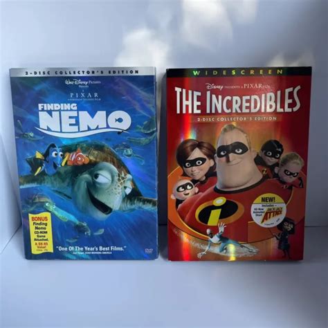 Disney Dvds Disc Collectors Special Edition Set Of Mulan Nemo Tinker Bell Picclick Uk