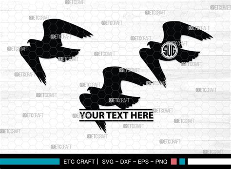 Bird Monogram Bird Silhouette Bird Svg Parrot Svg Sparrow Svg