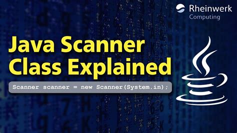 What Is The Scanner Class In Java Youtube