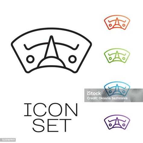 흰색 배경에 격리 된 검은 줄 모터 가스 게이지 아이콘 빈 연료 미터 전체 탱크 표시 다채로운 아이콘을 설정합니다 벡터 0명에 대한 스톡 벡터 아트 및 기타 이미지 Istock