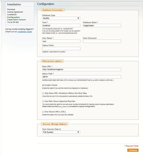 Trying To Installing Magento In Xampp In Localhost Stack Overflow