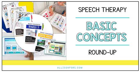 List Of Basic Concepts Speech Therapy Free Math Worksheet Printable
