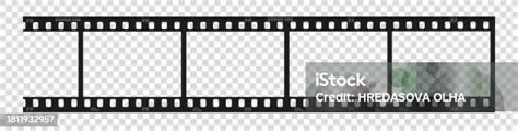 투명 화면이 있는 영화 필름 스트립 오버레이 시네마 또는 사진 카메라 긴 필름 스트립 사진 프레임 테이프 벡터 일러스트 레이 션 액자에 대한 스톡 벡터 아트 및 기타 이미지