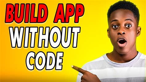 build app without code build custom apps no code apps youtube
