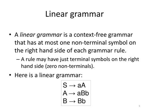 Ppt How To Convert A Left Linear Grammar To A Right Linear Grammar Powerpoint Presentation