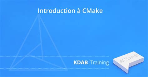 introduction à cmake formations kdab