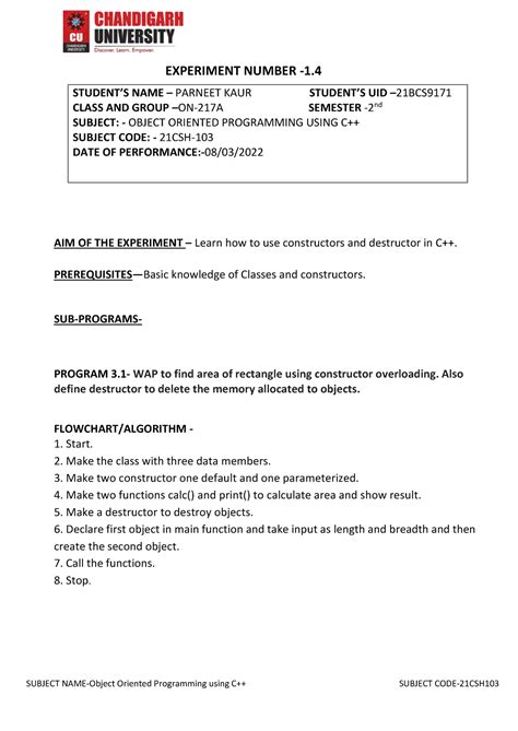 C 1 Learn How To Use Constructors And Destructor In C