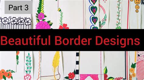 Part Beautiful Border Designs For Projects Handmade Simple Border Designs Easy Border