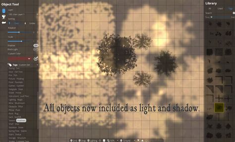 300 Trees Leaves And Weeds For DungeonDraft July Update New Colorable Objects Shadows And