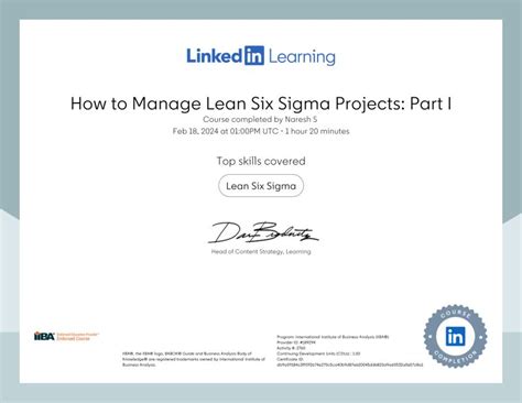 Naresh S On Linkedin Certificate Of Completion