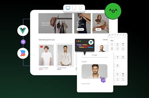 vue sdk drag and drop visual cms made with vue js