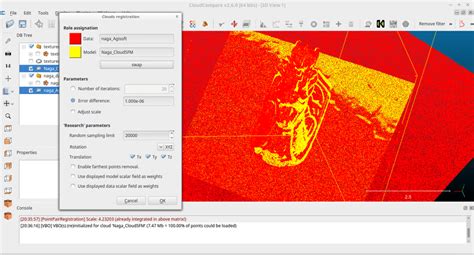 Iterative Closest Point Algorithm In Cloudcompare Download Scientific