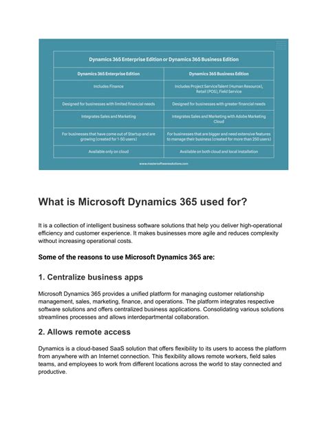 Ppt Microsoft Dynamics 365 The Ultimate Guide 2024 Powerpoint Presentation Id 13217635