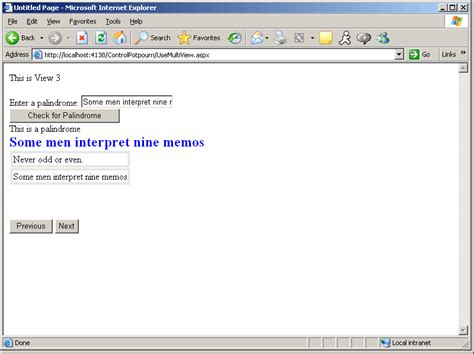 Multiview Aspnet