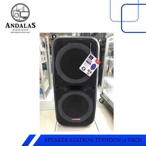 Jual Speaker Portable Wireless Asatron Typhoon 2x 12 Inch Original Usb Bluetooth Shopee Indonesia