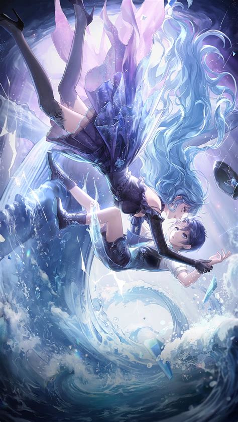 Whales Toward Sea Marina And Aeon Nikki And 1 More Danbooru