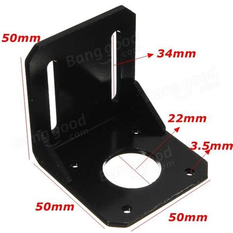 42mm L Shape Alloy Steel Mounting Bracket For Nema17 Stepper Motor Sale