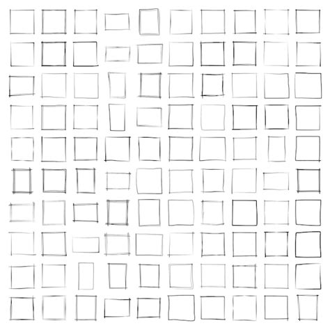 Premium Vector Hand Drawn Ring Square Rectangle Sketch Abstract