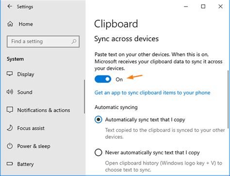 2 Ways To Enable Disable Clipboard Sync On Windows 10
