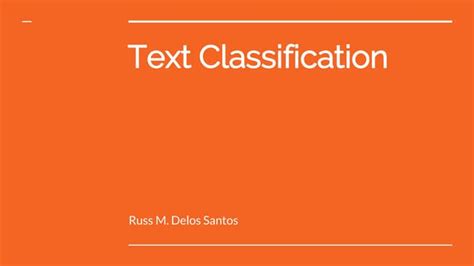 Text Classification Pptx Artificial Intelligence Technology