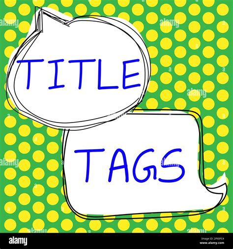 Conceptual Caption Title Tags Concept Meaning The Html Element That Specifies The Title Of A