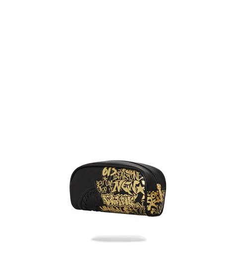 Pochette Sprayground Half Graff Black Gold Unisex