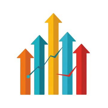Arrow Bar Graphic Chart Statistic Data Infographic Arrow Bar Graphic