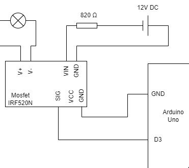 Turning On Off VDC LED With Mosfet IRF N General Electronics Arduino Forum