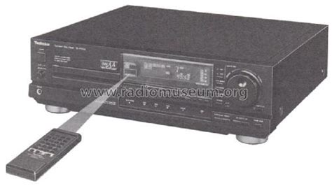 Compact Disc Player SL P1000 R Player Technics Brand Radiomuseum Org