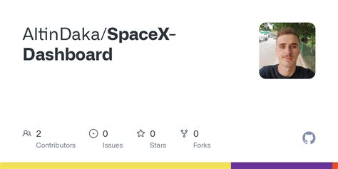 Github Altindakaspacex Dashboard
