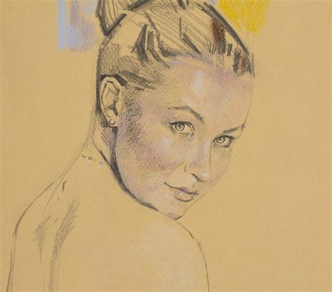 Pencil Drawing Sexy Girl Stock Illustrations 386 Pencil Drawing Sexy