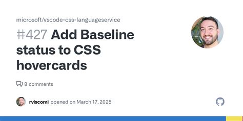 Add Baseline Status To Css Hovercards · Issue 427 · Microsoftvscode