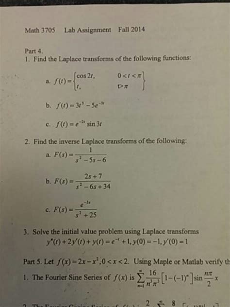 Slove Part 4 And 5 In Matlab