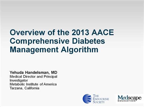 Ppt Overview Of The 2013 Aace Comprehensive Diabetes Management Algorithm Powerpoint