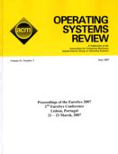 Dryad Distributed Data Parallel Programs From Sequential Building Blocks ACM SIGOPS Operating