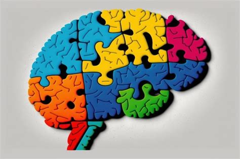 Premium Photo Generative Ai Illustration Of Jigsaw Puzzle Pieces Of Various Colors Arranged In