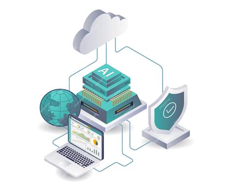 Premium Vector Artificial Intelligence In The World Of Server Data Security Analysis