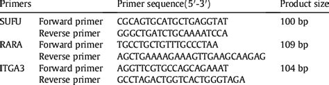 Primer Sequence Of Chip Assay Download Scientific Diagram