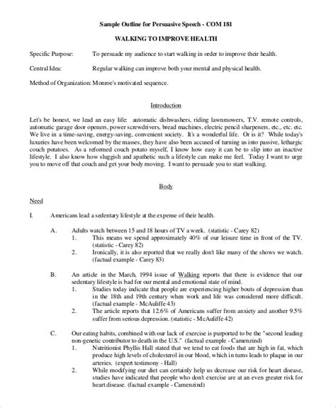 Free 11 Persuasive Speech Examples In Pdf Word