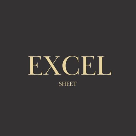 Excel Sheet Youtube