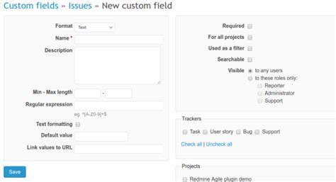 how to use custom fields in redmine plugins redmineup help getting