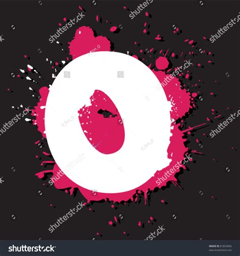 Dirty Number Vector Illustration Stock Vector Royalty Free