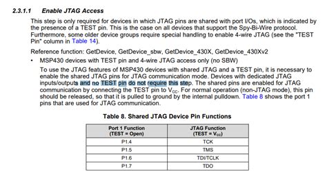 Msp430fr2433 Msp430fr2433 Jtag And Test Msp Low Power