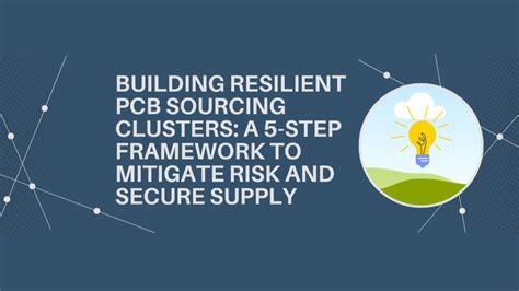 Building Resilient Pcb Sourcing Clusters A 5 Step Framework To Mitigate Risk And Secure Supply