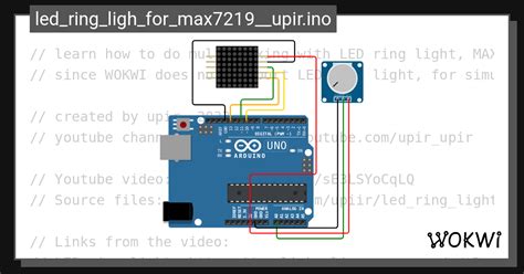 Led Ring Ligh For Max Upir Wokwi ESP STM Arduino Simulator